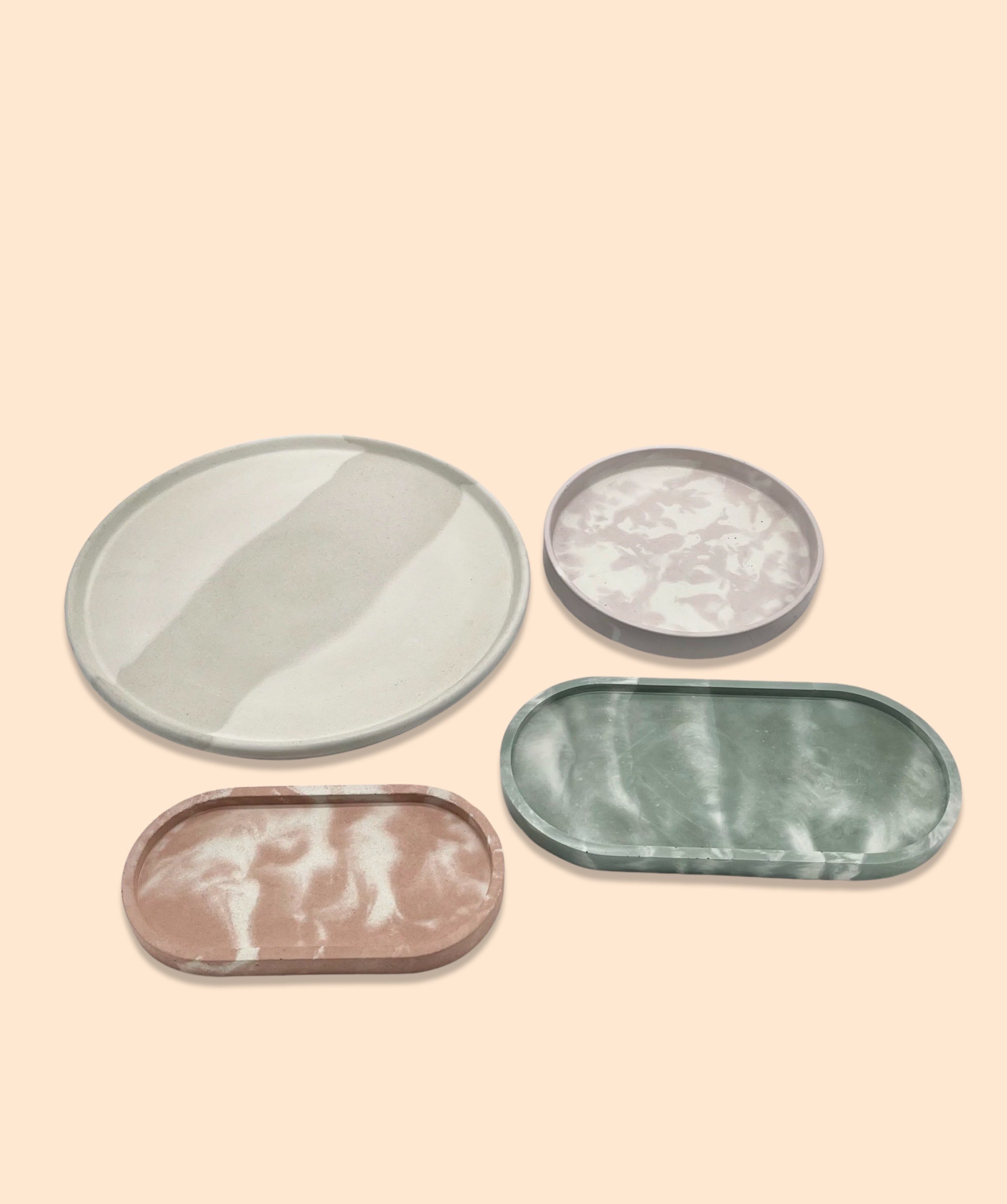 Cement Trays | Handmade Unique Trays | Love Nene