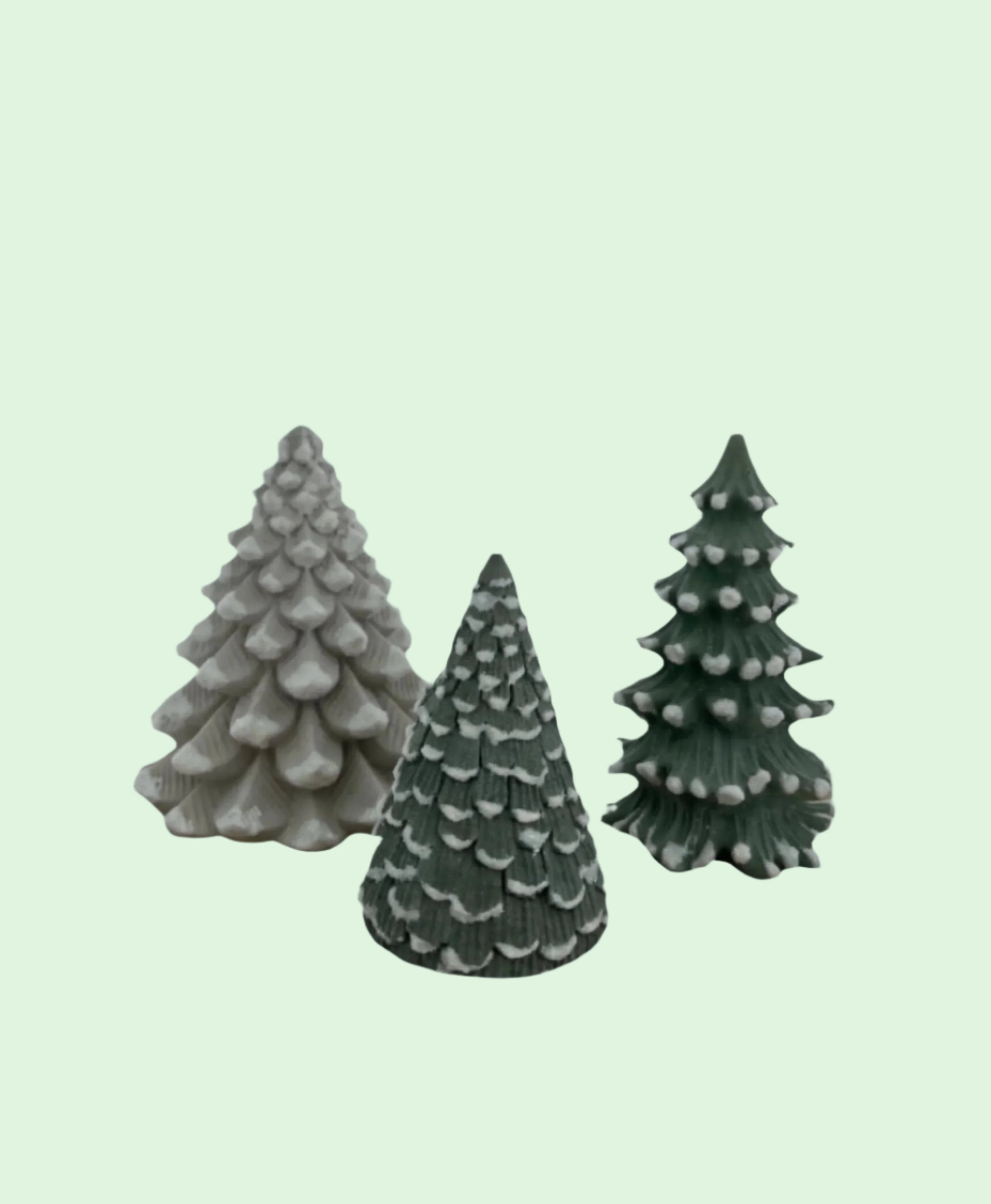 Modern Concrete Trees | Handmade Cement Trees | Christmas Tree Decor ...